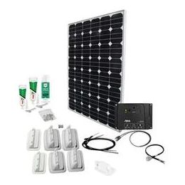 Solaranlage Phaesun "SPR Caravan Kit, Solar Peak SOL101 170 W", silber (silber, wei&szlig;), Solarmodule
