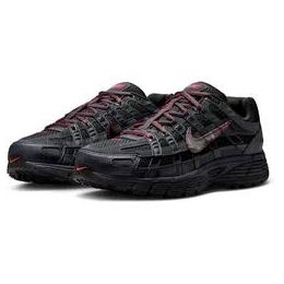 Sneaker Nike SPORTSWEAR "P-6000 SE", Herren, Gr. 47, off noir, lt crimson, gridiron, schwarz, Textil, Schuhe Sneaker