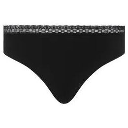 Slip Chantelle "Slip Slip Cozy Chic 1er Pack", Damen, Gr. M, schwarz, Obermaterial: 80% Modal CMD. 20% Elasthan EL., Unterhosen Slip