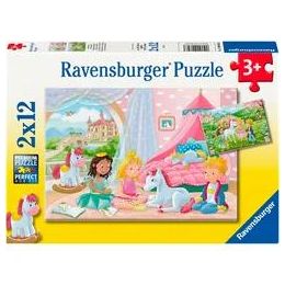 Puzzle Ravensburger "Zauberhafte Freundschaft", bunt, Puzzles, KinderB:26cm H:18cm, Pappe, Motiv, 2x12 Teile; Made in Europe, B:26cm H:18cm