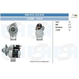 BV PSH Starter 590015123030 f&uuml;r Ford Volvo ZETOR HITACHI