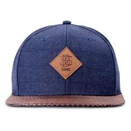 Snapback Cap Djinns "Djinns 6P SB Glencheck", Herren, Gr. onesize, navy, 100% Baumwolle, Caps