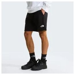 Sweatshorts The North Face "M SIMPLE DOME LIGHT REGULAR SHORTS", Herren, Gr. M, N-Gr, tnf schwarz, Obermaterial: 68% Baumwolle, 32% Polyester, Hosen Sweatshorts, aus Baumwolle, sportlicher Stil, lockere Passform