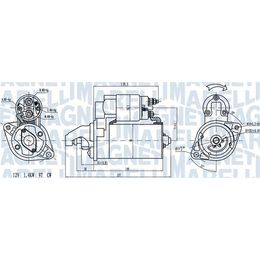 MAGNETI MARELLI Starter 063721256010 f&uuml;r BMW