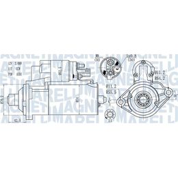 MAGNETI MARELLI Starter 063721512010 f&uuml;r BMW VW