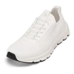 Marc O'Polo Sneaker MARC O'POLO "aus recyceltem Polyester", Herren, Gr. 47, wei&szlig;, Obermaterial: 100% Polyester, unifarben, Schuhe Sneaker