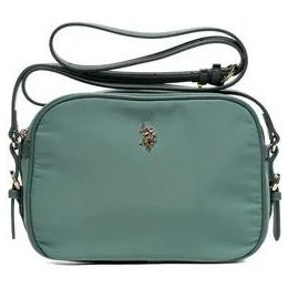 Schultertasche U.S. Polo Assn. "HOUSTON CROSSBODY BAG Damen", Damen, Gr. B/H/T: 9cm x 19cm onesize, gr&uuml;n, Polyester, Polyurethan, Taschen Schultertasche, Schultertasche Damen, Shopper, Handtasche, Fashion, Lifestyle, Sale