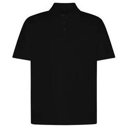 Poloshirt Bugatti, Herren, Gr. 4XL, 290, schwarz, 50% Baumwolle, 50% Polyester, unifarben, normal, ohne Ausschnitt, Shirts, Modern Fit aus einem Baumwollmix