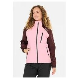 Outdoorjacke WEATHER REPORT "CAMELIA W-PRO15000", Damen, Gr. 36, mint, 94% Polyester, 6% Elasthan, bedruckt, mehrfarbig, normal, ohne Ausschnitt, Jacken Outdoorjacke, mit wasserdichter Beschichtung