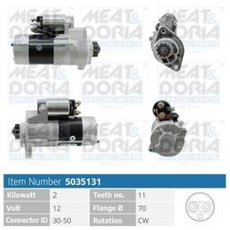 MEAT & DORIA MEAT & DORIA Starter 5035131 f&uuml;r MITSUBISHI NISSAN