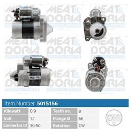 MEAT & DORIA MEAT & DORIA Starter 5015156 f&uuml;r Volvo MITSUBISHI NISSAN RENAULT DACIA