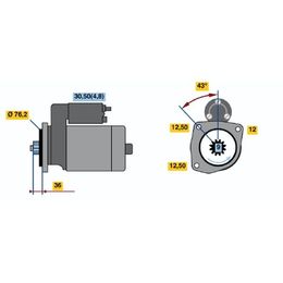Bosch Starter 0986019890 f&uuml;r Skoda VW