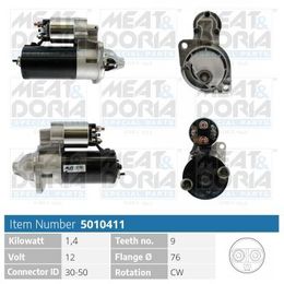 MEAT & DORIA MEAT & DORIA Starter 5010411 f&uuml;r Opel Ford BMW