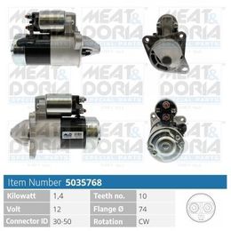 MEAT & DORIA MEAT & DORIA Starter 5035768 f&uuml;r Ford MAZDA MITSUBISHI KIA