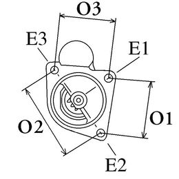 HC-CARGO Starter f032112441 f&uuml;r IVECO RENAULT DAF MITSUBISHI