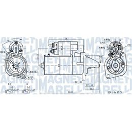 MAGNETI MARELLI Starter 063720282010 f&uuml;r VW NISSAN