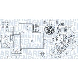 MAGNETI MARELLI Starter 063721466010 f&uuml;r BMW