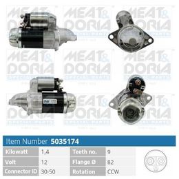MEAT & DORIA MEAT & DORIA Starter 5035174 f&uuml;r Subaru MITSUBISHI