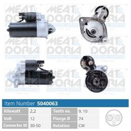 MEAT & DORIA MEAT & DORIA Starter 5040063 f&uuml;r TOYOTA
