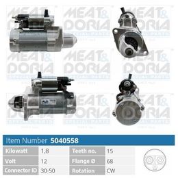 MEAT & DORIA MEAT & DORIA Starter 5040558 f&uuml;r Opel