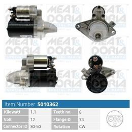 MEAT & DORIA MEAT & DORIA Starter 5010362 f&uuml;r Citro&euml;n/Peugeot TOYOTA