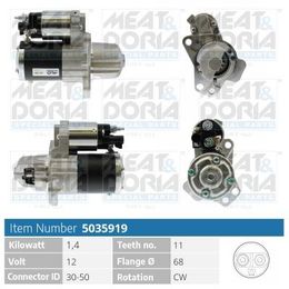 MEAT & DORIA MEAT & DORIA Starter 5035919 f&uuml;r Opel GM MITSUBISHI Suzuki