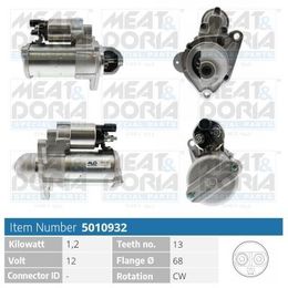 MEAT & DORIA MEAT & DORIA Starter 5010932 f&uuml;r Opel MITSUBISHI