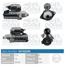 MEAT & DORIA MEAT & DORIA Starter 5015029r f&uuml;r Ford LANCIA ALFA ROMEO Fiat Citro&euml;n/Peugeot