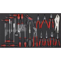 SONIC EQUIPMENT Zangen-Set Zangen, Steckschl&uuml;ssel und Innensechskantsatz SFS-L 23-tlg. 602308