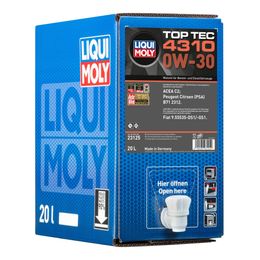 Liqui Moly Motor&ouml;l Top Tec 4310 0W-30 [20 L] 23125 20l