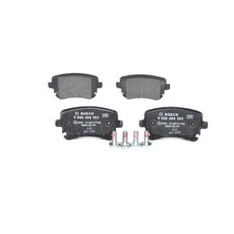 Bosch Bremsensatz, Scheibenbremse ijg5y0t861 Hinterachse bel&uuml;ftet 335mm 22mm f&uuml;r VW Audi