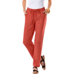 CR&Eacute;ATION L Damen Webhose in Schlupfform rostrot Gr&ouml;&szlig;e 38