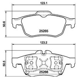 DON Bremsbelagsatz, Scheibenbremse pcp1985 f&uuml;r SAMSUNG
