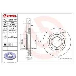 MAGNETI MARELLI Bremsscheibe 360406044600 innenbel&uuml;ftet-Bel&uuml;ftung mit tropfenf&ouml;rmigen Fl&uuml;geln 290mm 22mm f&uuml;r RENAULT TRUCKS