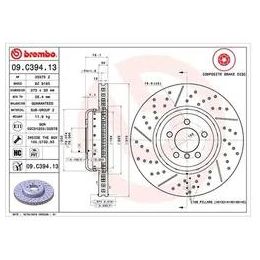 MAGNETI MARELLI Bremsscheibe 360406130104 innenbel&uuml;ftet-Bel&uuml;ftung mit tropfenf&ouml;rmigen Fl&uuml;geln 370mm 30mm f&uuml;r BMW