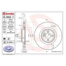 MAGNETI MARELLI Bremsscheibe 360406123101 innenbel&uuml;ftet-Bel&uuml;ftung mit tropfenf&ouml;rmigen Fl&uuml;geln 330mm 26mm f&uuml;r MINI