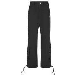 Cargohose PEQUS "PEQUS PEQUS Ribstop Cargo V2", Damen, Gr. XL, US-Gr&ouml;&szlig;en, schwarz, 99% Baumwolle, 1% Polyurethan, unifarben, loose fit, Hosen Cargohose