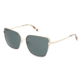 Bogner BO 7328 | Unisex-Sonnenbrille | Fassung: Vollrand, Quadratisch, Edelstahl, Gold | Glasfarbe: Grau