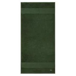Handtuch Lacoste "LLECROCO", vert, B:50cm L:100cm, Frottier, Obermaterial: 100% Baumwolle, Handt&uuml;cher, mit Label-Applikationen