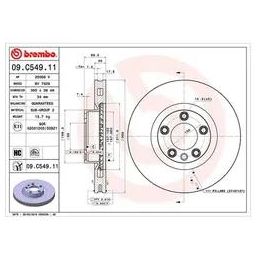 MAGNETI MARELLI Bremsscheibe 360406166201 innenbel&uuml;ftet-Bel&uuml;ftung mit tropfenf&ouml;rmigen Fl&uuml;geln 360mm 36mm f&uuml;r PORSCHE VW