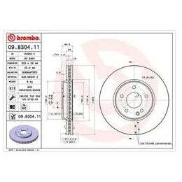 MAGNETI MARELLI Bremsscheibe 360406006401 innenbel&uuml;ftet-Bel&uuml;ftung mit tropfenf&ouml;rmigen Fl&uuml;geln 300mm 28mm f&uuml;r MERCEDES-BENZ CHRYSLER