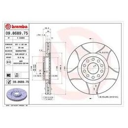 MAGNETI MARELLI Bremsscheibe 360406001805 innenbel&uuml;ftet-Bel&uuml;ftung mit tropfenf&ouml;rmigen Fl&uuml;geln 321mm 30mm f&uuml;r AUDI