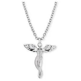 Kette mit Anh&auml;nger Engelsrufer "Engel", silber (silberfarben), Halsketten, Damen, Silber 925 (Sterlingsilber), L: 44