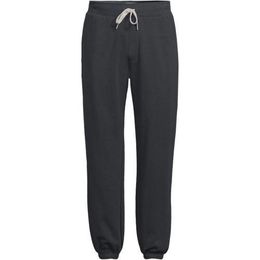 LANDS' END Jogginghose Serious Sweats, Herren,  Grau, Baumwolle, by Lands' End