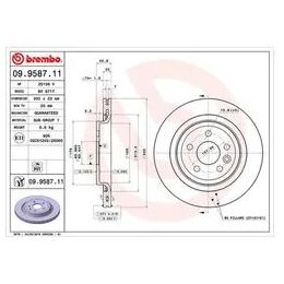 MAGNETI MARELLI Bremsscheibe 360406068100 innenbel&uuml;ftet-Bel&uuml;ftung mit tropfenf&ouml;rmigen Fl&uuml;geln 302mm 22mm f&uuml;r VOLVO
