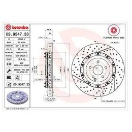 MAGNETI MARELLI Bremsscheibe 360406128903 innenbel&uuml;ftet-Bel&uuml;ftung mit tropfenf&ouml;rmigen Fl&uuml;geln 360mm 32mm f&uuml;r MERCEDES-BENZ