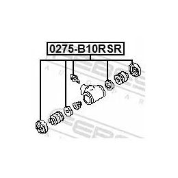 FEBEST Reparatursatz, Radbremszylinder 0275b10rsr Hinterachse f&uuml;r NISSAN SAMSUNG