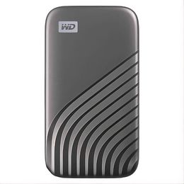 Western Digital SSD-Festplatte "Mobile Festplatte "My Passport SSD" 2 TB", grau, 2000 GB, Schreibgeschwindigkeitmaximal 1000 MB/s Lesegeschwindigkeitmaximal 1050 MB/s, Festplatten
