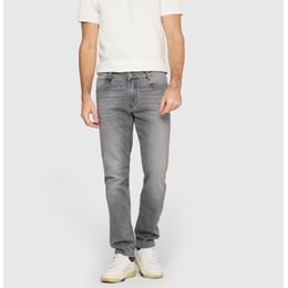 Straight-Jeans MAC "Arne Pipe", Herren, Gr. 34, L&auml;nge 30, authentic summer grau, Denim/Jeans, Obermaterial: 93% Baumwolle, 5% Elastomultiester, 2% Elasthan, Jeans Straight-Jeans