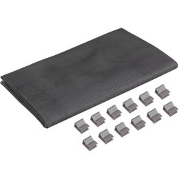 Lichtschachtabdeckung Windhager "zuverl&auml;ssiger Schutz vor Laub, Ungeziefer, Kellerschacht Schutzgitter", wei&szlig;, neutral, B:145cm H:70cm, Insektenschutzgitter, individuell k&uuml;rzbar, erh&auml;ltlich in Alu-, Edelstahl-, Fiberglasgewebe